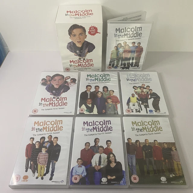 MALCOLM IN THE Middle: The Complete Collection Box Set Seasons 1-7 DVD ...