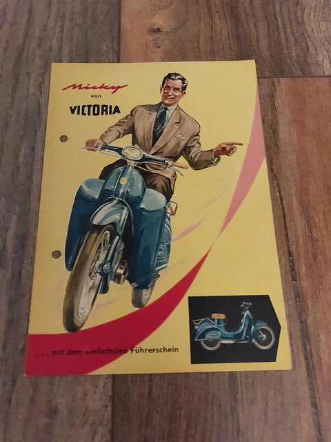 ORIGINAL PROSPEKT NICKY von Victoria Zweitakt 48 ccm Moped Oldtimer EUR ...
