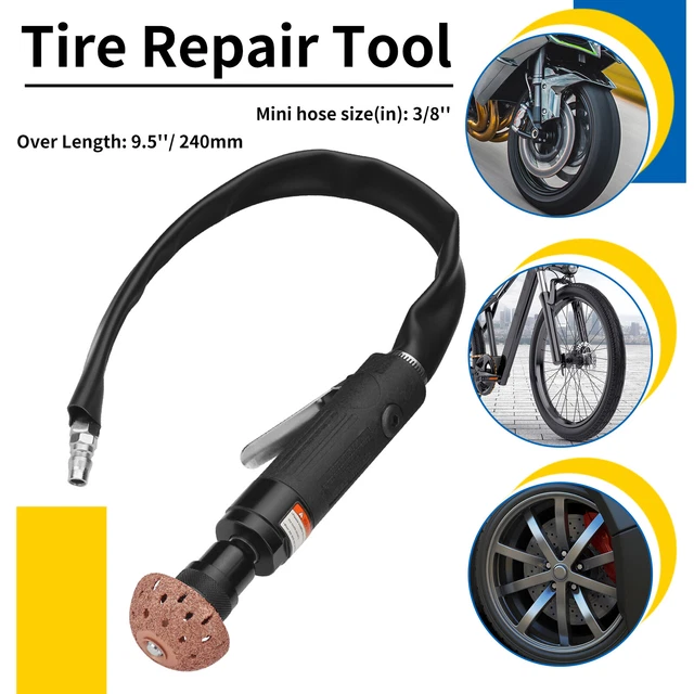 TIRE GRINDING HEAD Rasp Buffer Ball Tyre Repair Hand Tool Grinding For ...