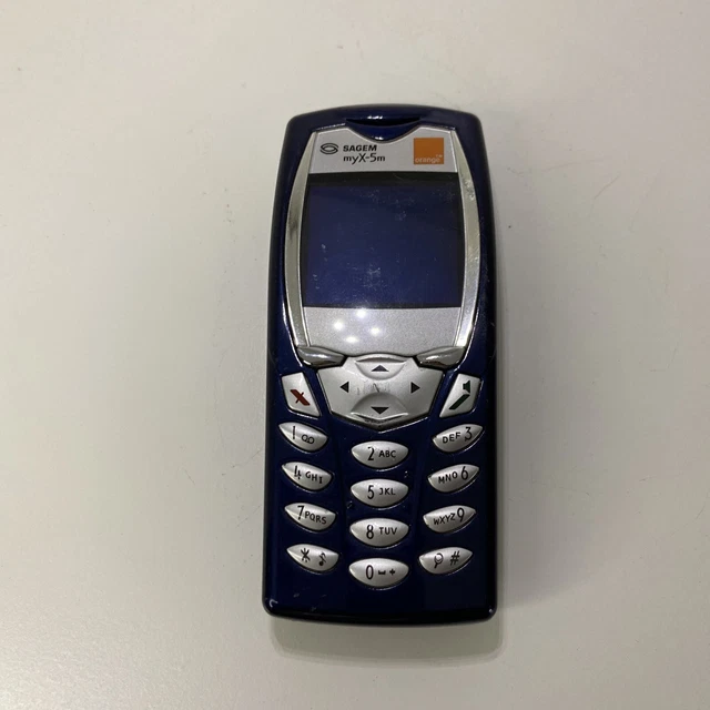 TÉLÉPHONE MOBILE SAGEM MyX-5m Bleu Non Tester EUR 8,50 - PicClick FR