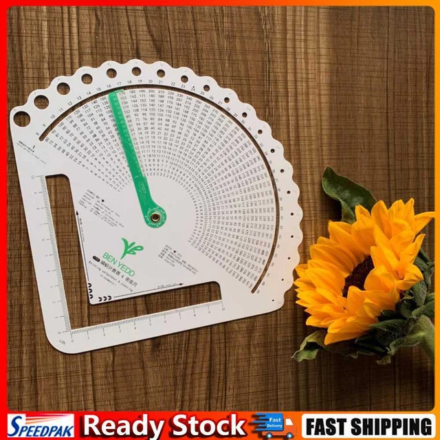 KNITTING GAUGE CONVERTER Knit Counter Weaving Ruler Density Ruler ...