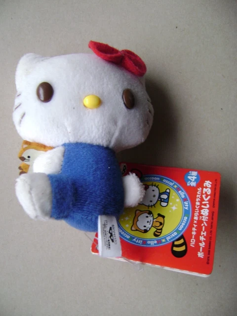 PELUCHE HELLO KITTY raccoon EUR 9,50 - PicClick FR