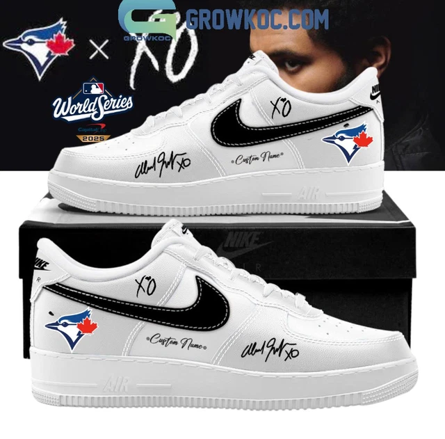 TORONTO BLUE JAY X The Weeknd World Series 2025 White Air Force 1 ...
