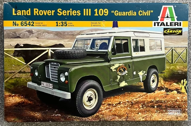 ITALERI LAND ROVER Series Iii 109 Guardia Civil Model Kit 1:35 £4.99 ...