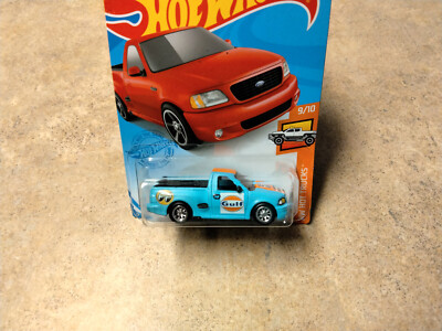 HOT WHEELS GULF RACING LIVERY FORD SVT LIGHTNING W/REALRIDERS-CUSTOM ...