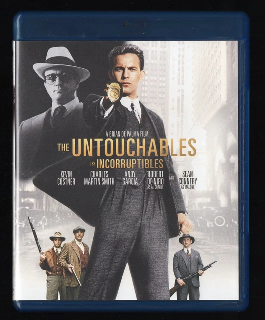 THE UNTOUCHABLES 1987 Blu-ray Disc Robert De Niro Sean Connery Kevin ...