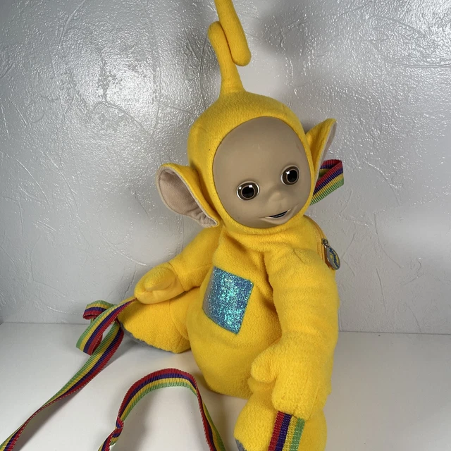 TELETUBBIES 16” LALA Plush Backpack Rucksack Bag Retro VTG 1996 BBC ...