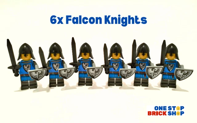 LEGO LION KNIGHTS Castle 10305: NEW Falcon Knights 6x Minifigure Battle ...