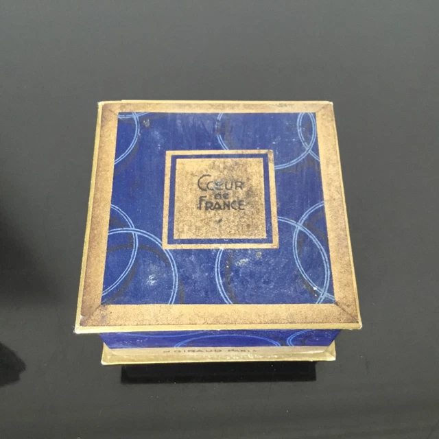 BOITE SCELLÉE A Poudre GIRAUD Coeur de France Ancienne Antique French ...