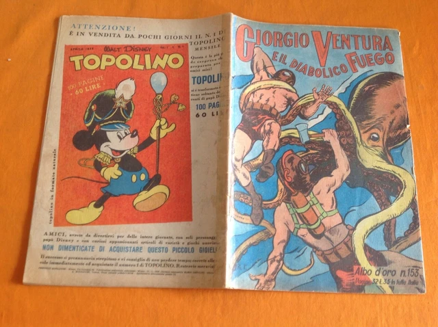 FUMETTO ORIGINALE ALBO D'oro Numero 153 Giorgio Ventura Mondadori Anno ... FUMETTO ORIGINALE ALBO D'oro Numero 153 Giorgio Ventura Mondadori Anno ...