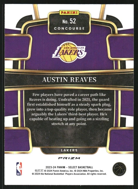 2023-24 SELECT PRIZMS bleu #52 Austin Reaves EUR 3,13 - PicClick FR