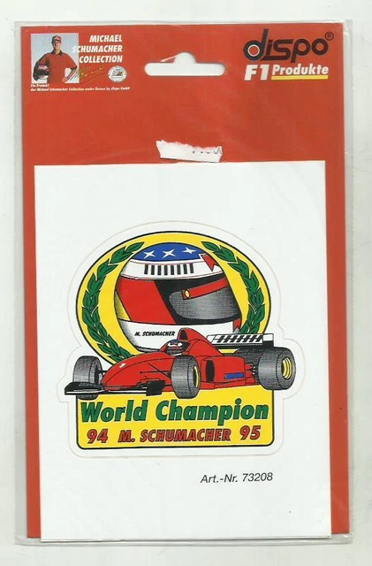 ADESIVO VINTAGE STICKER michael schumacher collection mod10 EUR 5,50 ...