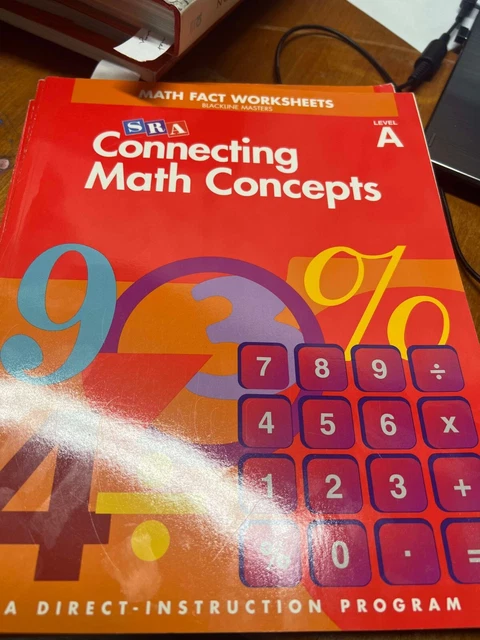 CONNECTING MATH CONCEPTS Math Fact Worksheets, Level A (Blackline ...