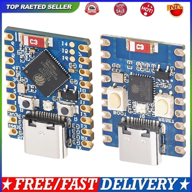 ESP32-C3-ZERO/ESP32-S3-ZERO DEVELOPMENT BOARDS Support 2.4GHz Wi-Fi and ...