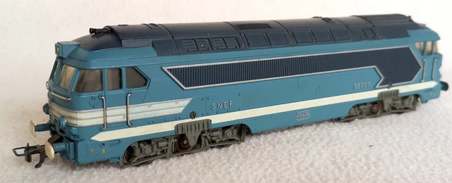 LOCOMOTIVE DIESEL SNCF A1A A1A 68001 Fleischmann 4280 2 rails CC ...