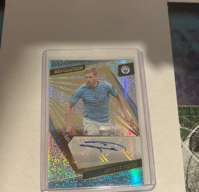 KEVIN DE BRUYNE Autograph card A-KDB Panini Revolution Soccer 2022/23 ...