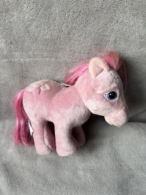 VINTAGE 1984 MY Little Pony Lickety Split Ice Cream Pink Plush Hasbro ...