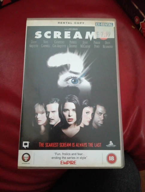 SCREAM 3 HORROR Film VHS Video Big Case Ex Rental Movie £12.68 ...