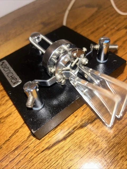 BENCHER BY-1 HAM Radio Morse Code CW Lambic Paddle Keyer With Wrench ...