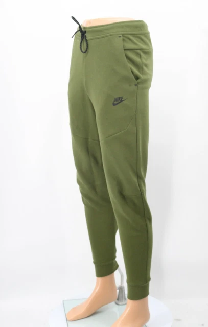 NIKE SPORTSWEAR TECH Fleece Mens Rough Green Joggers Cu4495-326 Rrp £85 ...