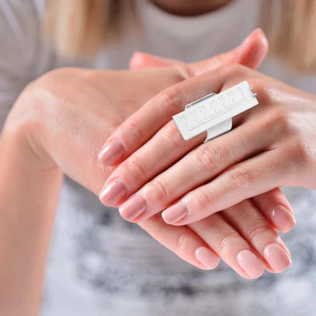 STAINLESS STEEL RING Ruler Dental Finger Dentist Lab Instruments Man £4 ...