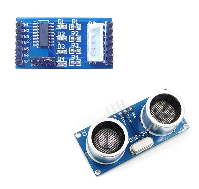 HC-SR04 SENSORE TRASDUTTORE misura distanza modulo ultrasonico ULN2003 ...
