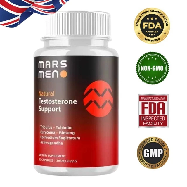 MARS MEN FOR Men Advanced Max Formula Vitamin Supplement 60 Capsules ...