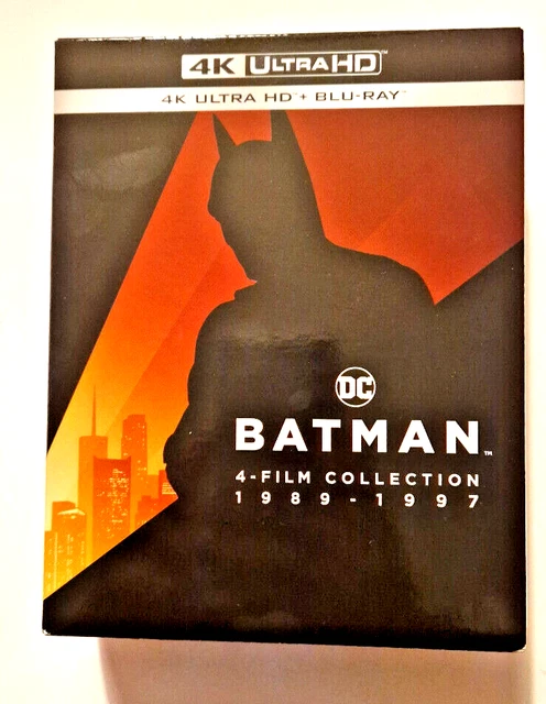 BATMAN ANTHOLOGY 4 Film Collection (4K Ultra Hd + Blu-Ray) 1989 - 1997 ...