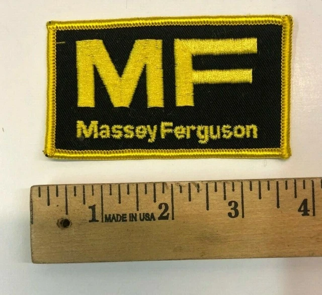 VINTAGE MASSEY FERGUSON TRACTOR MF FARM PATCH LOGO EMBLEM HAT COAT ...