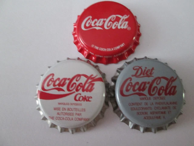 3 VERSCH KRONKORKEN COCA COLA TOGO neu EUR 3,20 - PicClick DE