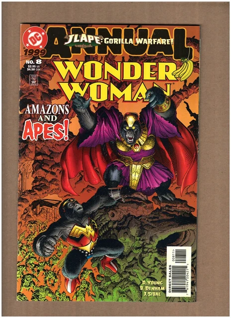 WONDER WOMAN ANNUAL #8 DC Comics 1998 JLApe Art Adams neuf comme neuf ...