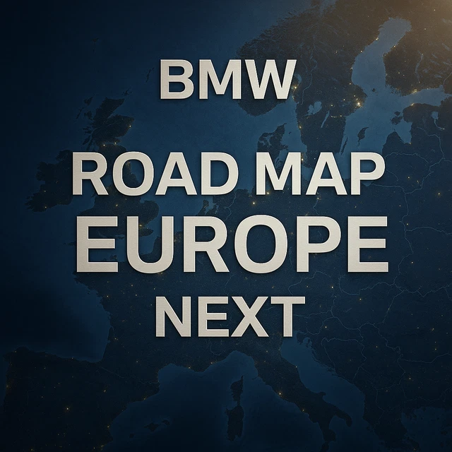 BMW ROAD MAP Update NBT 2025 Europe West GPS £7.36 - PicClick UK