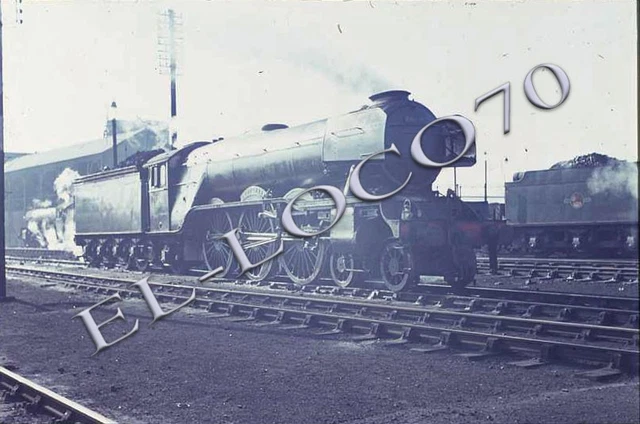 ORIGINAL 35MM COLOUR railway slide LNER Class A1-A3 60056 Centenary ...