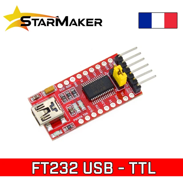 FT232 FTDI MINI USB to TTL Serial UART 3.3V 5V Adapter Module $5.17 ...