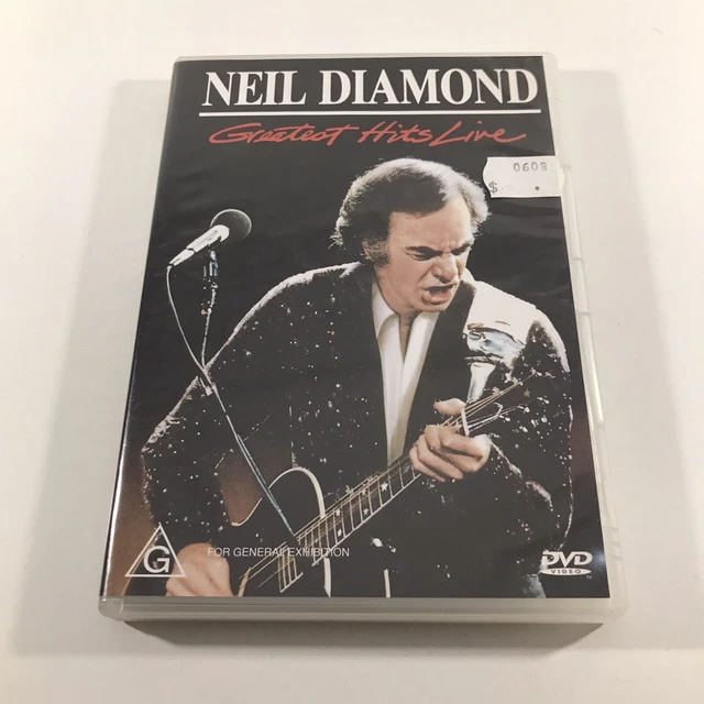 NEIL DIAMOND GREATEST Hits Live DVD Region 4 NTSC Music Concert ...