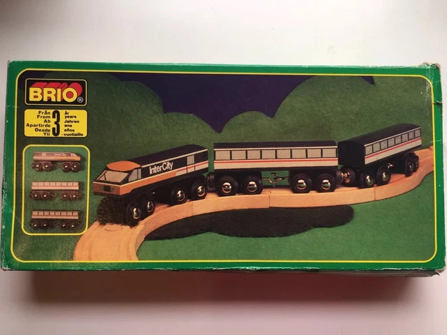 BRIO INTERCITY WOODEN Train Set Railway £9.50 - PicClick UK
