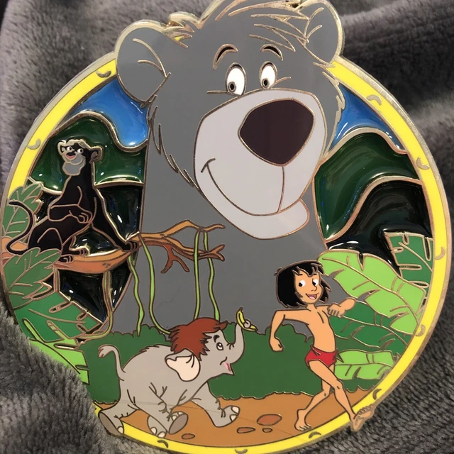 LARGE JUMBO JUNGLE Book disney pin stained glass (fantasy) £35.00 ...