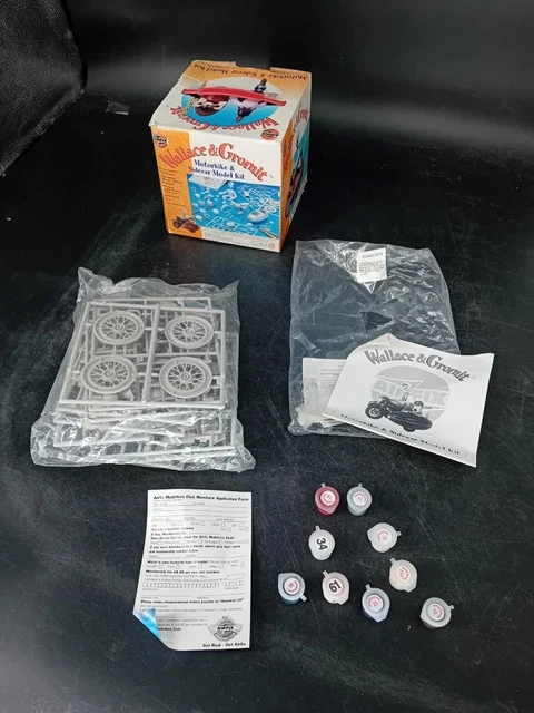 WALLACE AND GROMIT Airfix Motorbike & Sidecar Model Kit *Unused* In Box ...