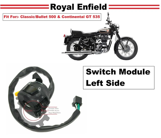 ROYAL ENFIELD LH « module de commutation » pour Classic, Bullet 500 ...