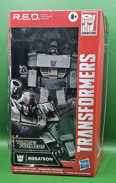 HASBRO TRANSFORMERS R.E.D Generations Megatron Non-Converting Action ...