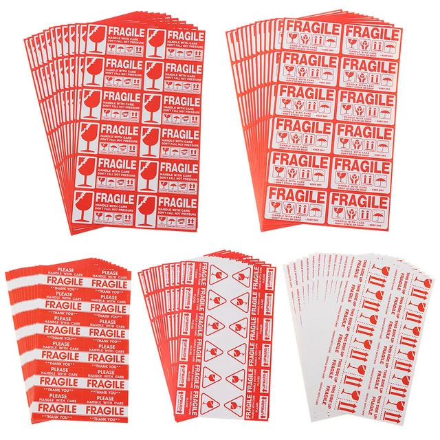 EXPRESS LABEL FRAGILE Warning Sticker Handle With Care Keep Special Tag ...