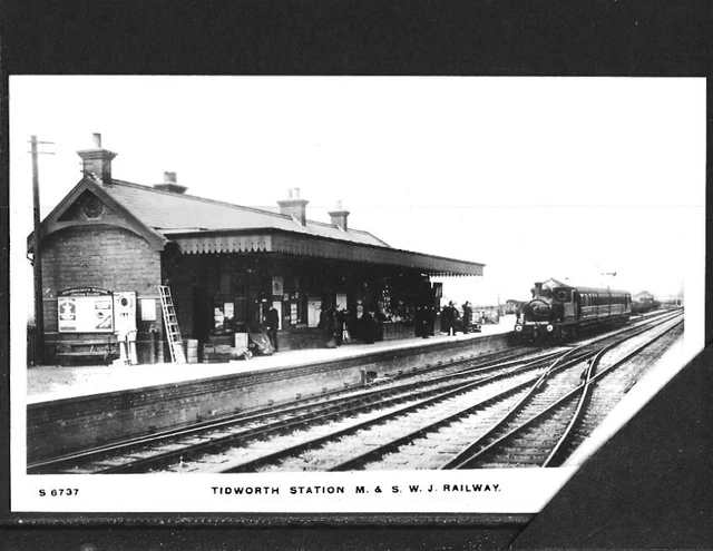TIDWORTH RAILWAY STATION - Early View - Photo Print In Sleeve - # 3775 ...