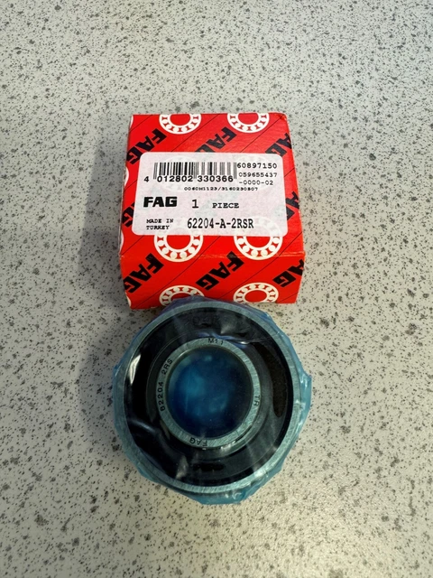 FAG BRANDED BEARING Part # 62204-A-2RSR 20x47x18mm £13.20 - PicClick UK