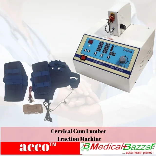 PRO ADV CERVICAL & Lumbar Traction Machine Electronic Spinal Traction ...