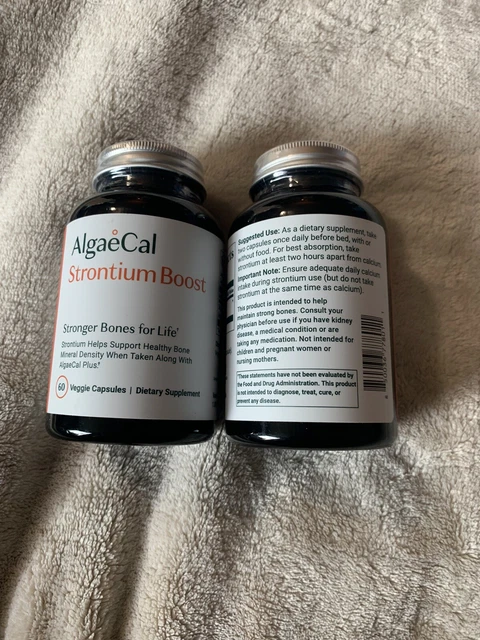 ALGAECAL STRONTIUM BOOST 2x 60 Veggie Caps £50.00 - PicClick UK