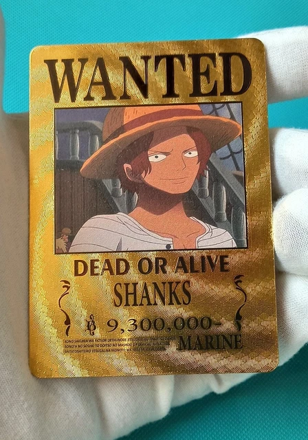SHANKS ONE PIECE Op Luffy Carte Card Prism Holo Flash Anime Manga ...
