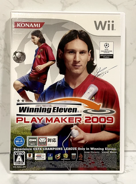 WINNING ELEVEN PLAY Maker 2009 Nintendo Wii Japanese UK Seller $15.79 ...