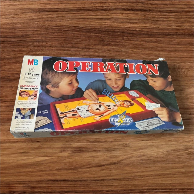 VINTAGE OPERATION FAMILY Board Game 1978 MB Games Complete, Tested ...