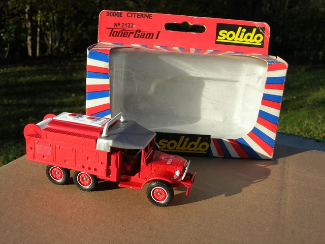SOLIDO 1/50 METAL POMPIER DODGE WC54 CITERNE Ville de Saint-Tropez 2123 ...