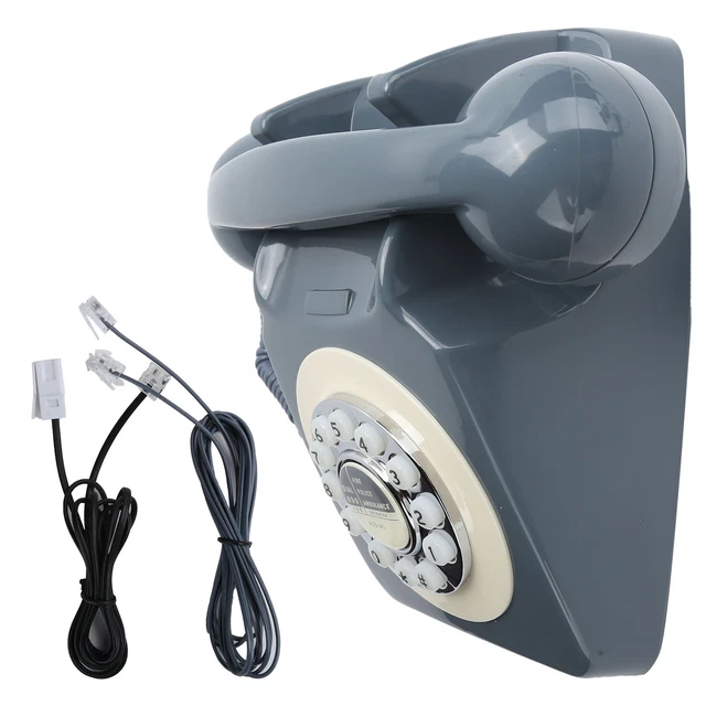 (GREY) RETRO LANDLINE Phone 1960'S Classic Old Fashioned Corded £46.09 ...